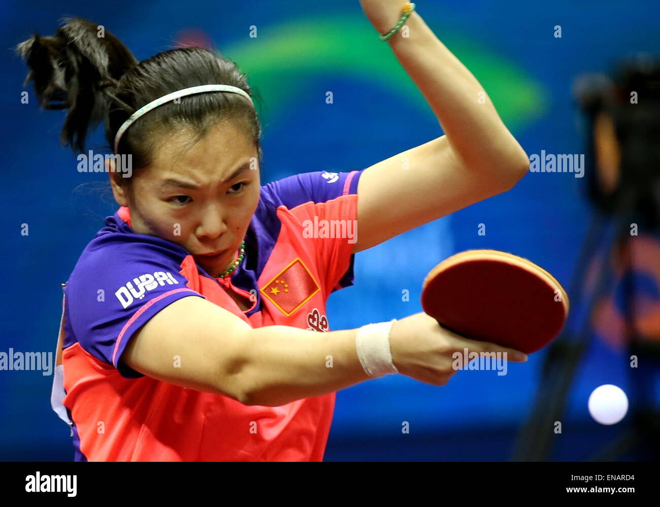 Suzhou, China's Jiangsu Province. 1st May, 2015. China's Li Xiaoxia ...