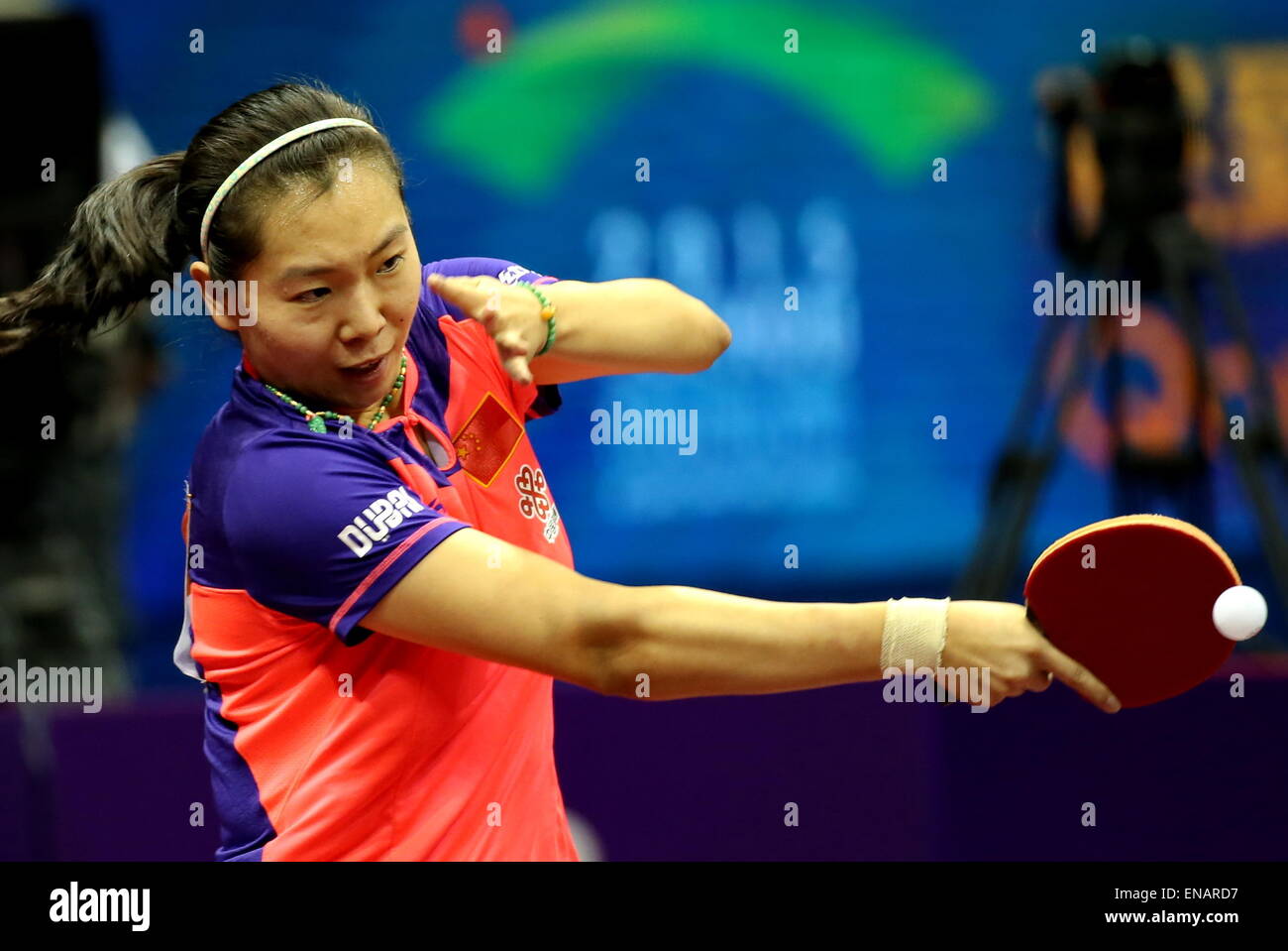 Suzhou, China's Jiangsu Province. 1st May, 2015. China's Li Xiaoxia ...