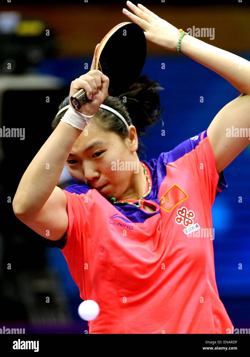 Suzhou, China's Jiangsu Province. 1st May, 2015. China's Li Xiaoxia ...