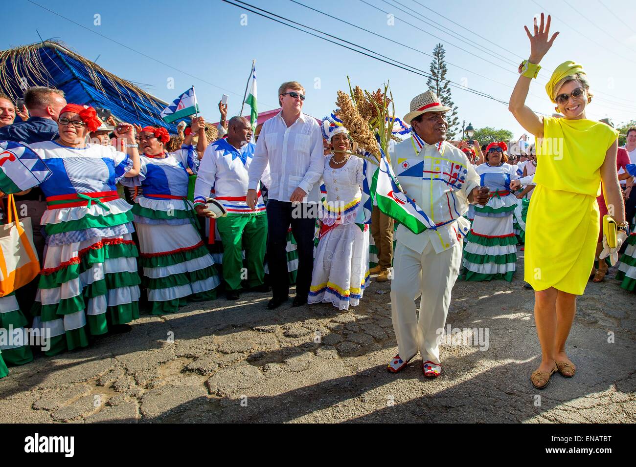 Rincon, Carribean Netherlands. 30th Apr, 2015. King Willem-Alexander ...