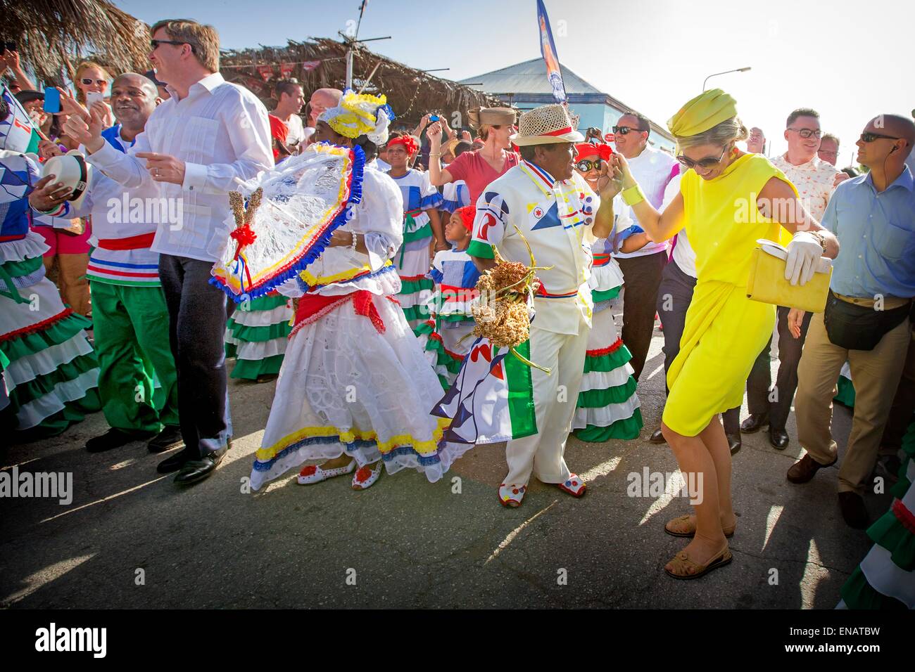 Rincon, Carribean Netherlands. 30th Apr, 2015. King Willem-Alexander ...