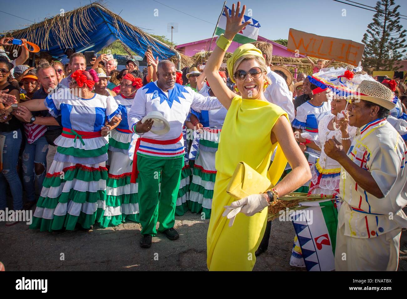 Rincon, Carribean Netherlands. 30th Apr, 2015. King Willem-Alexander ...