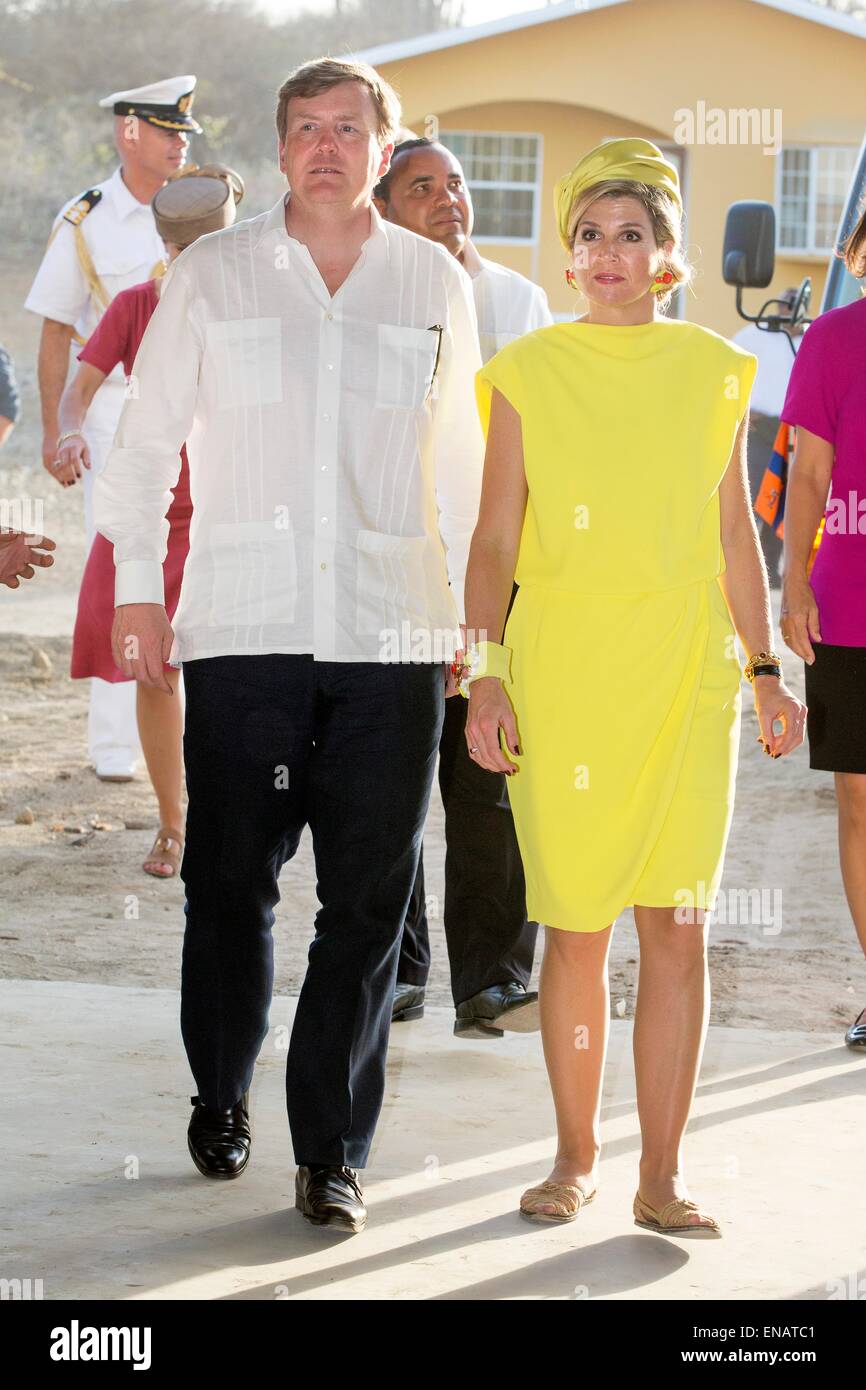 Rincon, Carribean Netherlands. 30th Apr, 2015. King Willem-Alexander ...