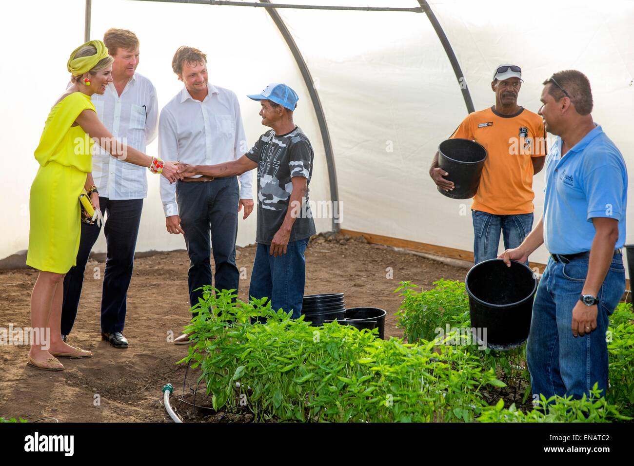 Rincon, Carribean Netherlands. 30th Apr, 2015. King Willem-Alexander ...