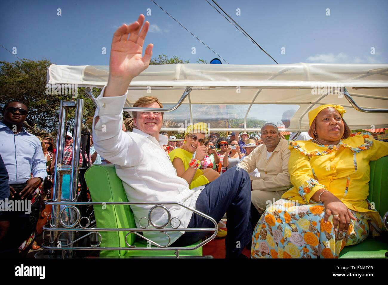 Rincon, Carribean Netherlands. 30th Apr, 2015. King Willem-Alexander ...
