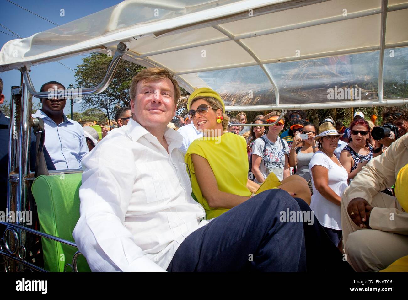 Rincon, Carribean Netherlands. 30th Apr, 2015. King Willem-Alexander ...