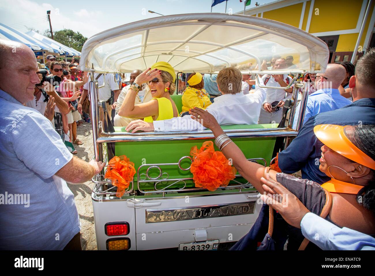 Rincon, Carribean Netherlands. 30th Apr, 2015. King Willem-Alexander ...