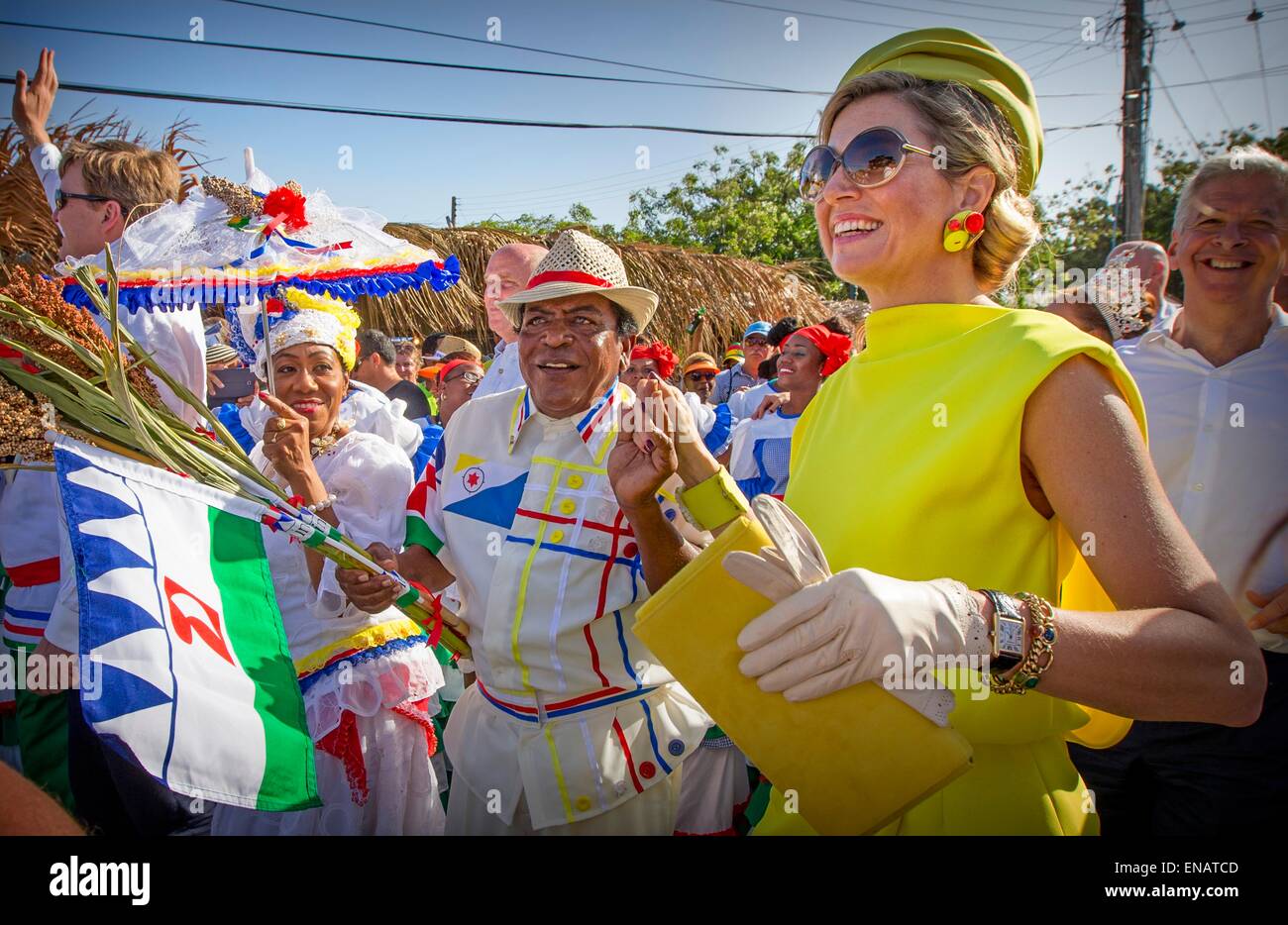 Rincon, Carribean Netherlands. 30th Apr, 2015. King Willem-Alexander ...