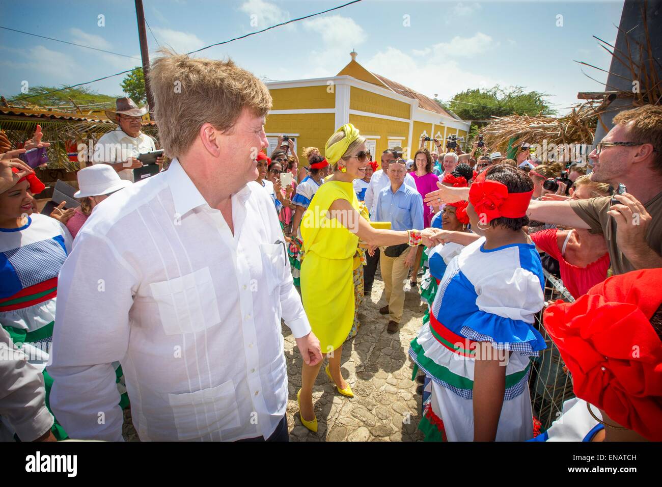 Rincon, Carribean Netherlands. 30th Apr, 2015. King Willem-Alexander ...