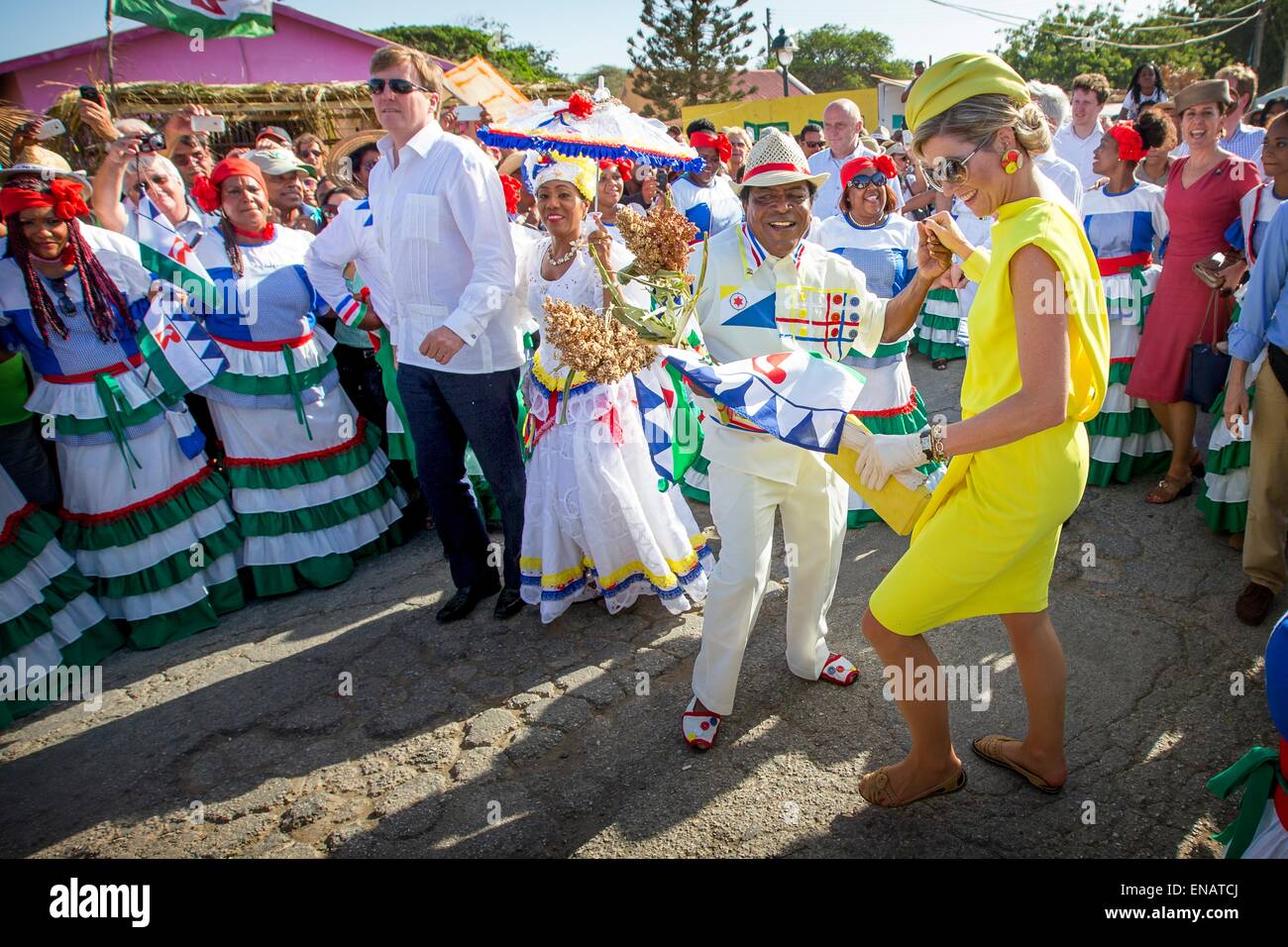 Rincon, Carribean Netherlands. 30th Apr, 2015. King Willem-Alexander ...