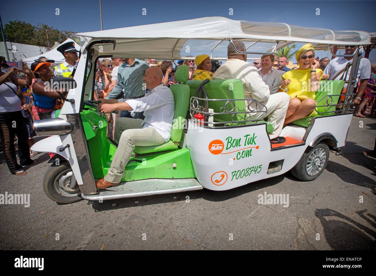 Rincon, Carribean Netherlands. 30th Apr, 2015. King Willem-Alexander ...