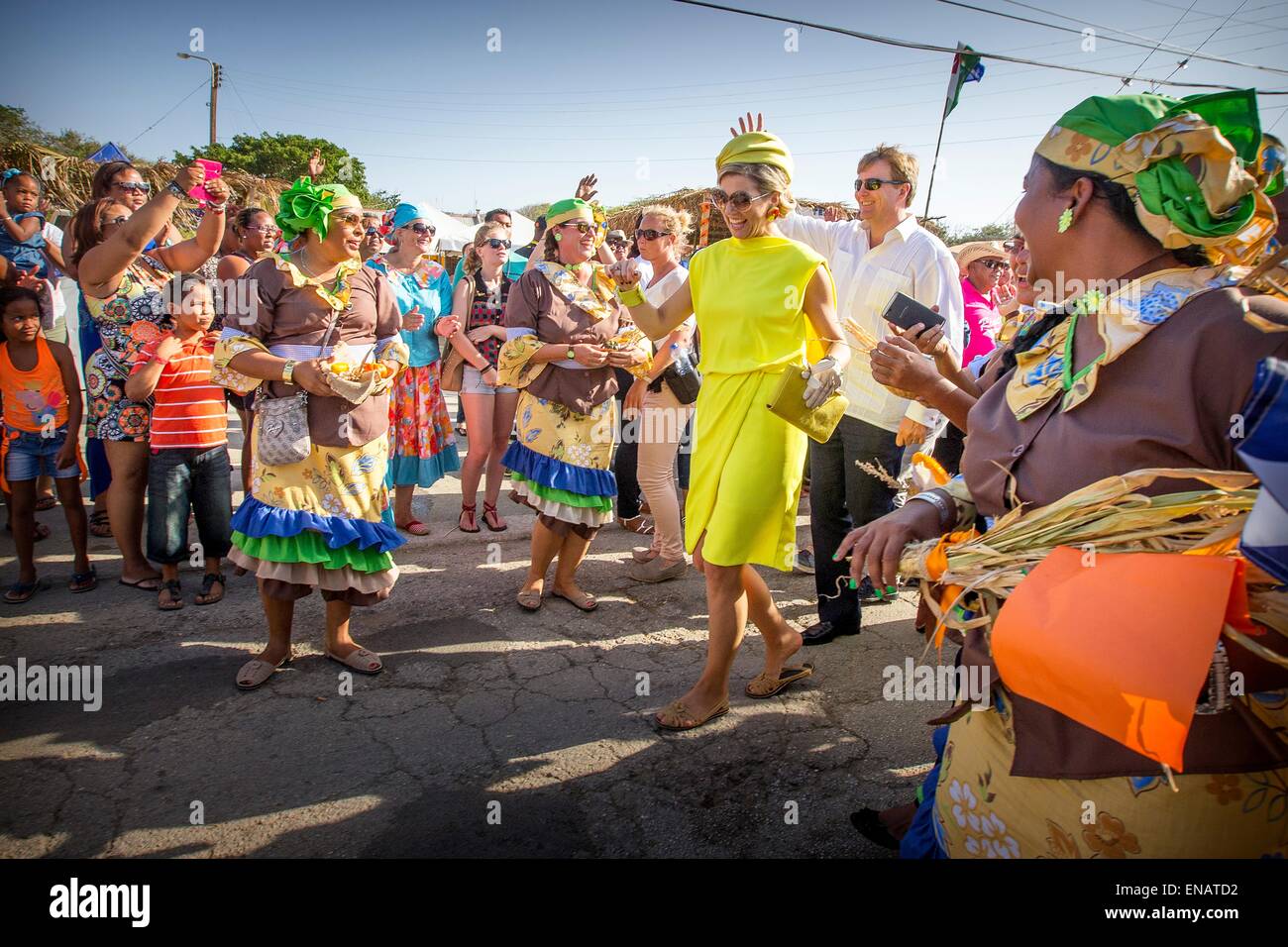 Rincon, Carribean Netherlands. 30th Apr, 2015. King Willem-Alexander ...
