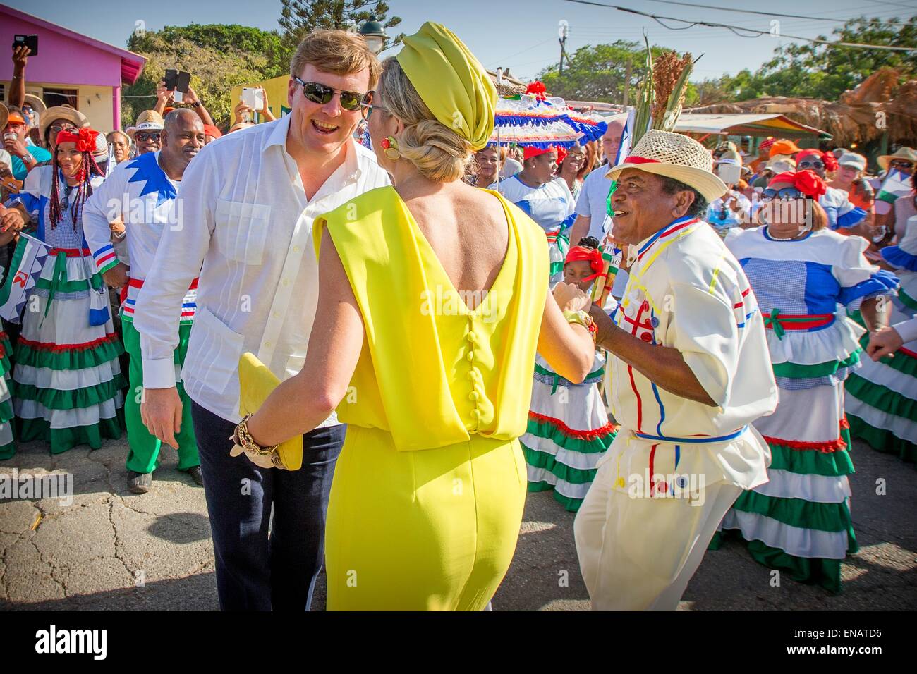 Rincon, Carribean Netherlands. 30th Apr, 2015. King Willem-Alexander ...