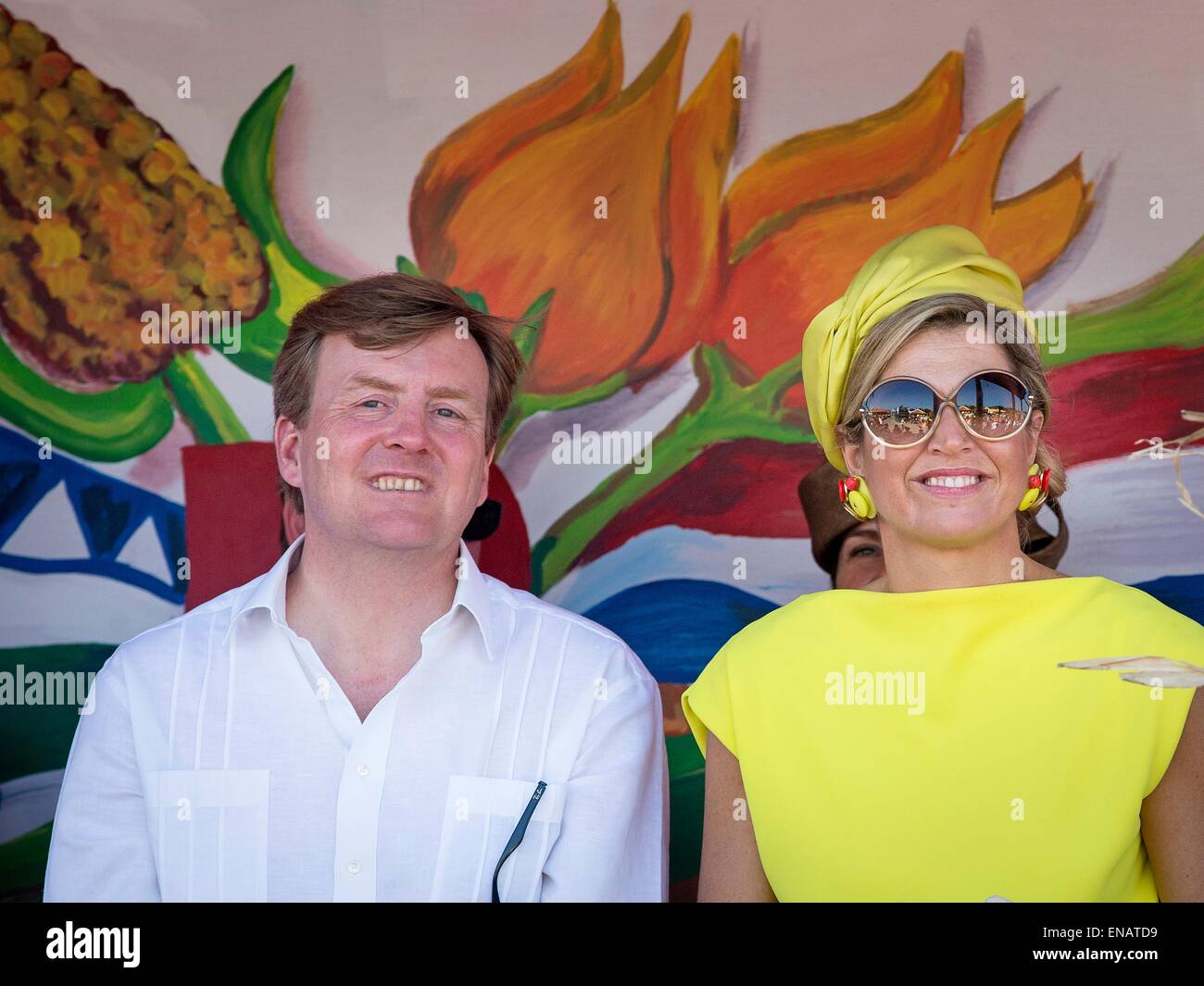 Rincon, Carribean Netherlands. 30th Apr, 2015. King Willem-Alexander ...
