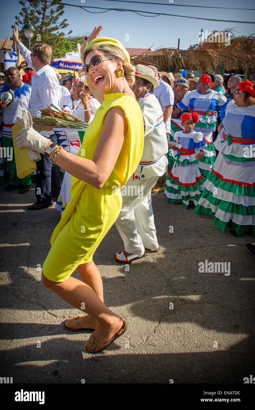 Rincon, Carribean Netherlands. 30th Apr, 2015. King Willem-Alexander ...