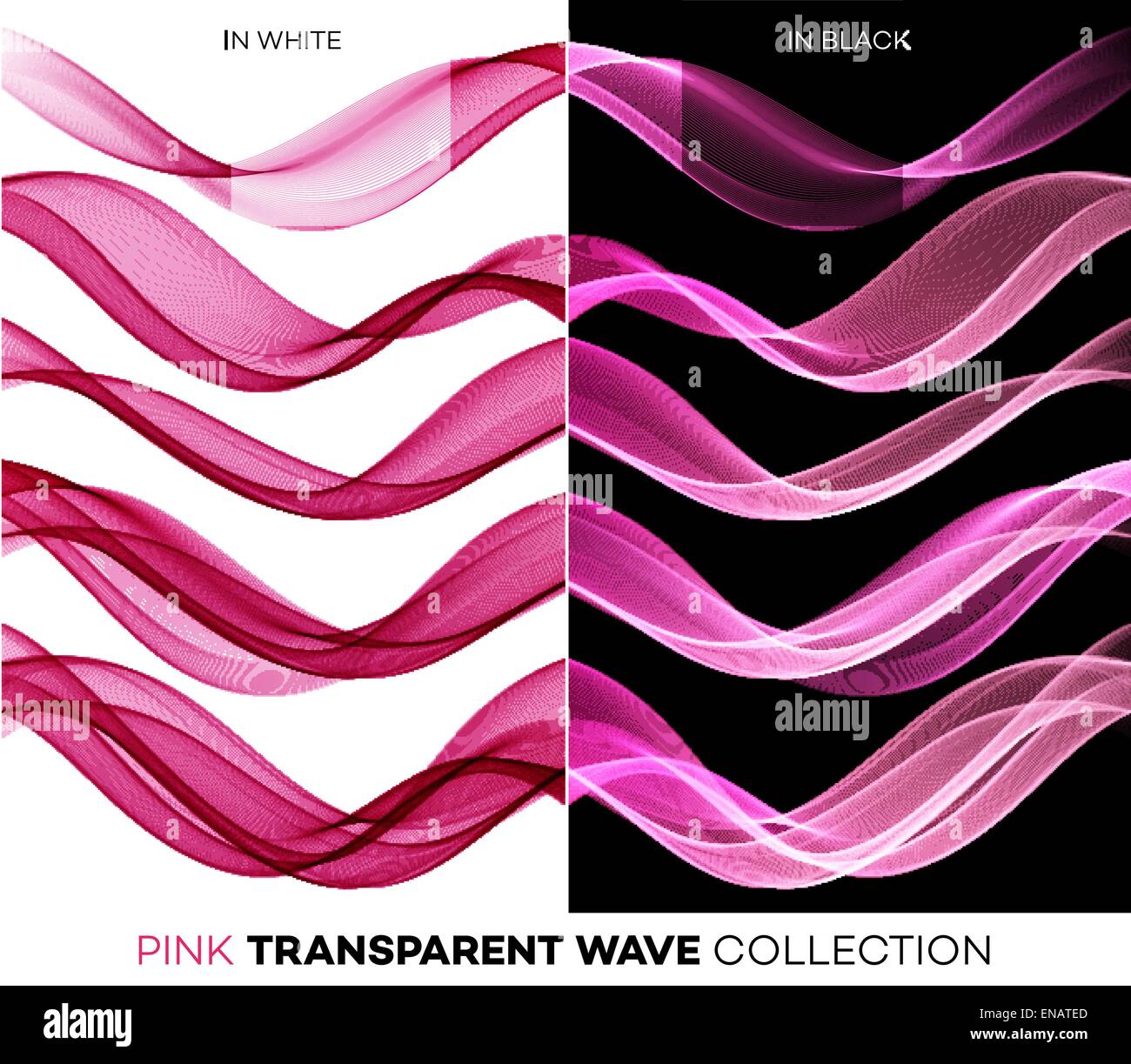 Vector Set of color transparent smoky wave Stock Vector Image & Art - Alamy