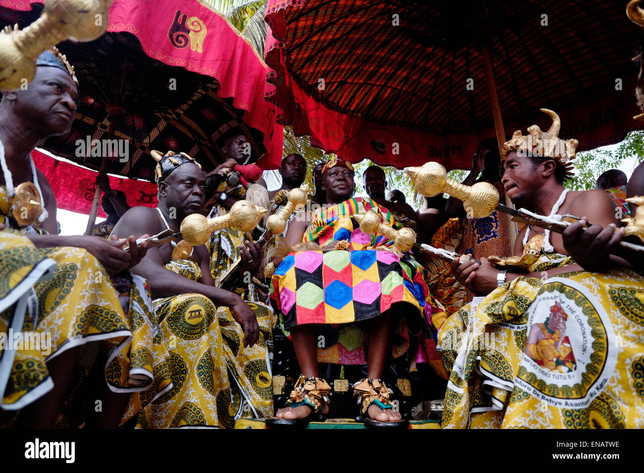 Otumfuo Nana Osei Tutu II the 16th King Asantehene traditional ruler of ...