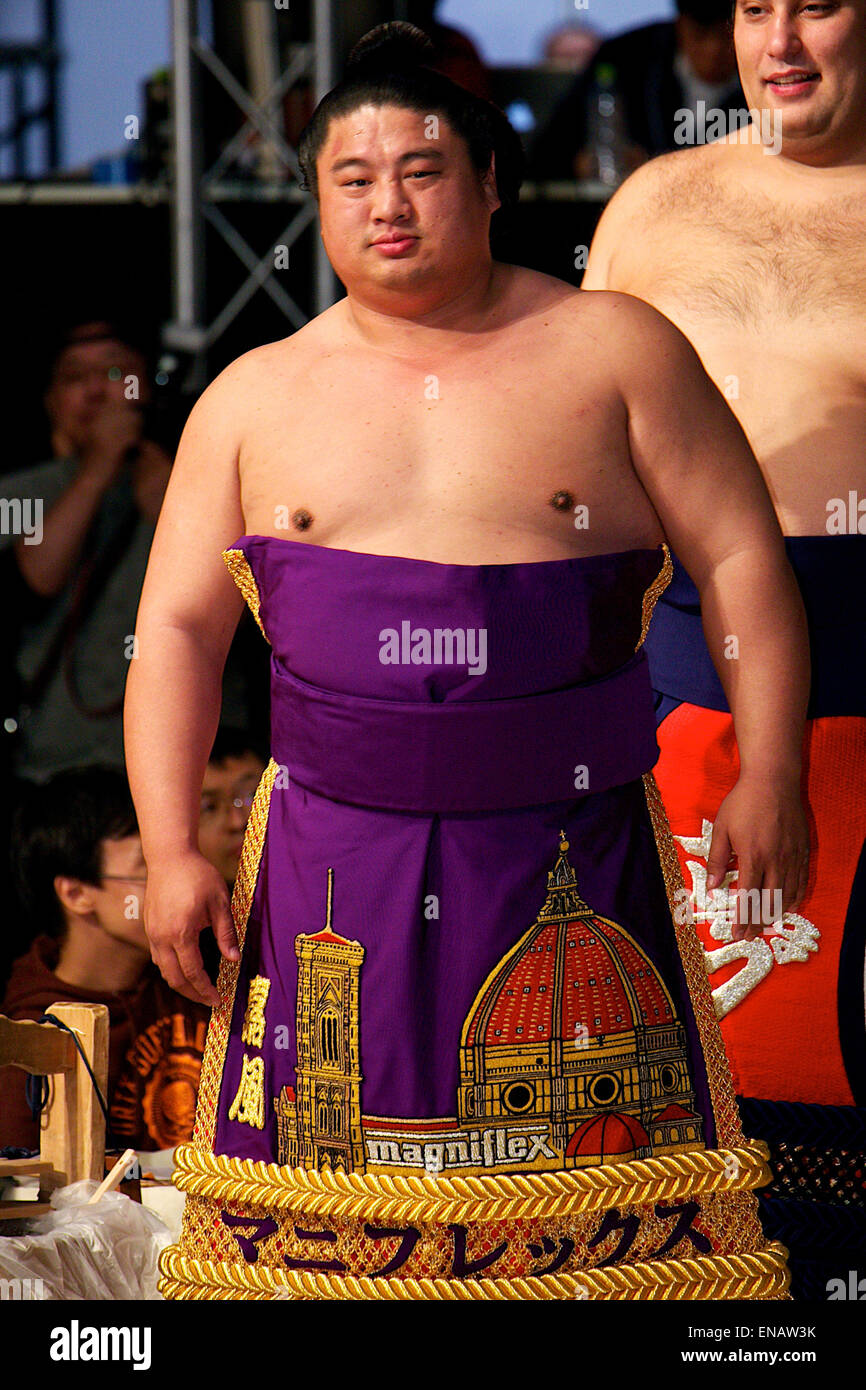 Chiba, Japan. 25th Apr, 2015. Yoshikaze Sumo : Sumo Tournament ...