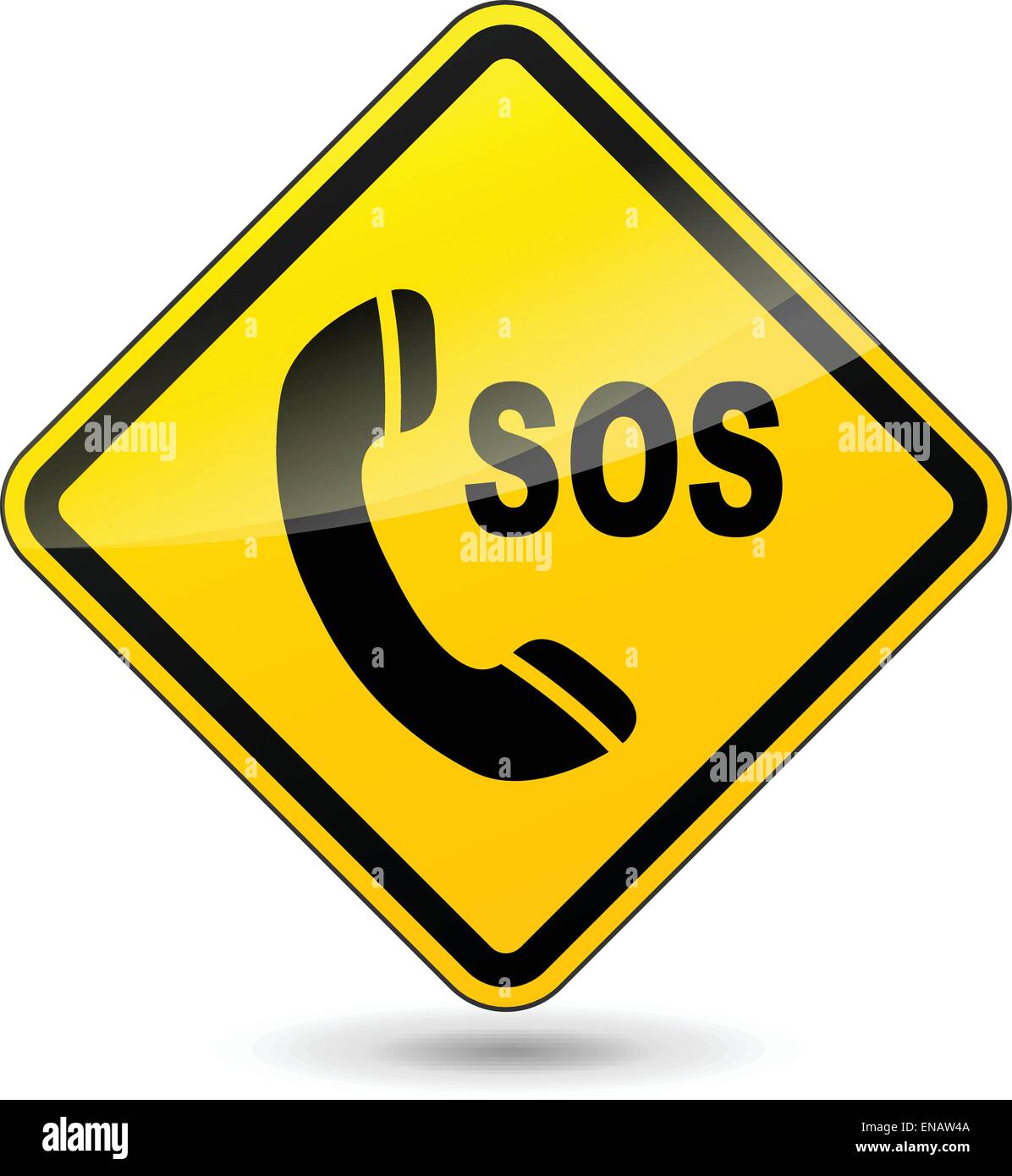 Sos call box Stock Vector Images - Alamy