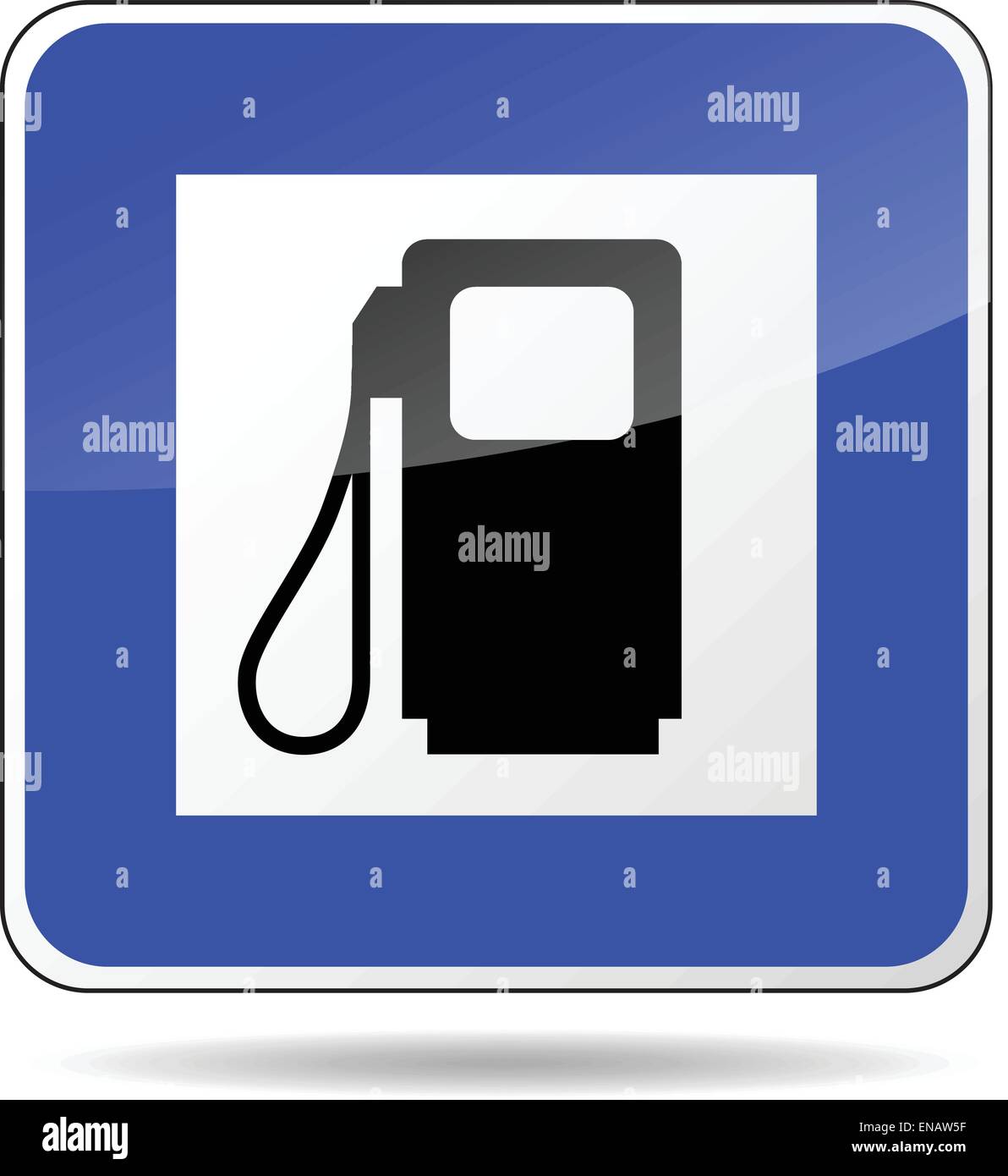 Vector illustration of pump sign on white background Stock Vector Image ...