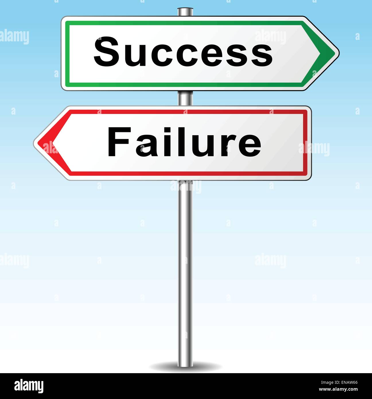 Vector success and failure signs Stock Vector Image & Art - Alamy
