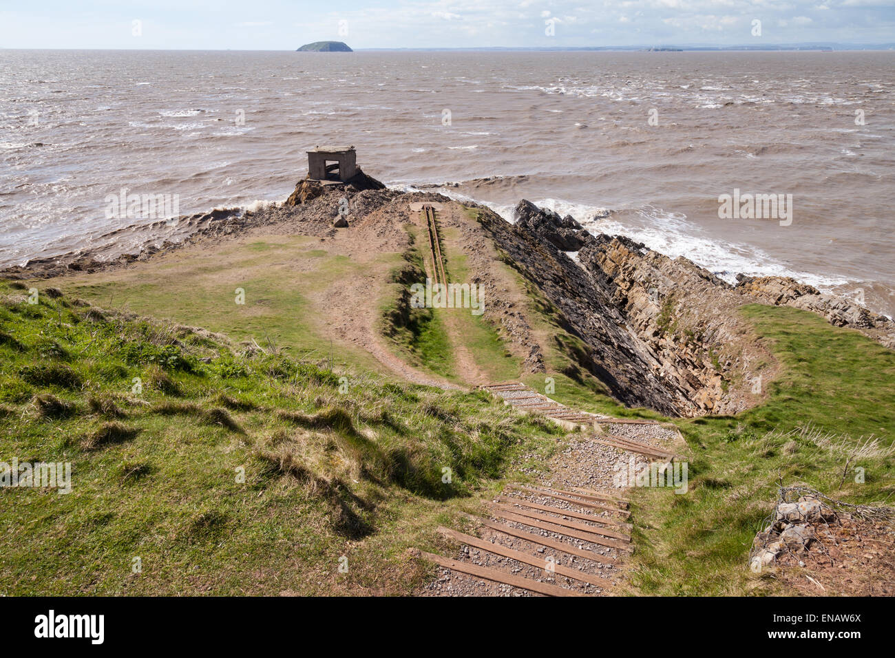 Brean Down Fort near Weston-Super-Mare in Somerset, UK Stock Photo - Alamy