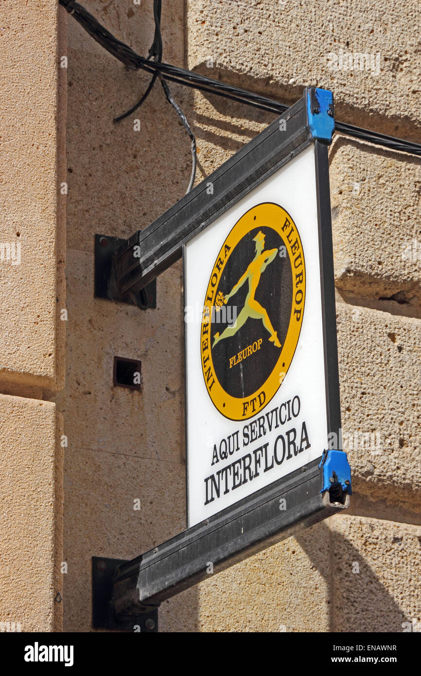 Interflora sign hi-res stock photography and images - Alamy