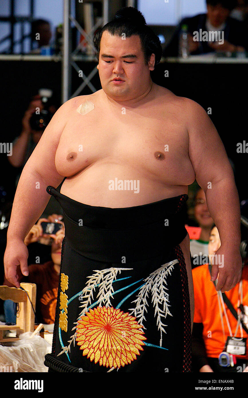 Chiba, Japan. 25th Apr, 2015. Kotoshogiku Sumo : Sumo Tournament ...
