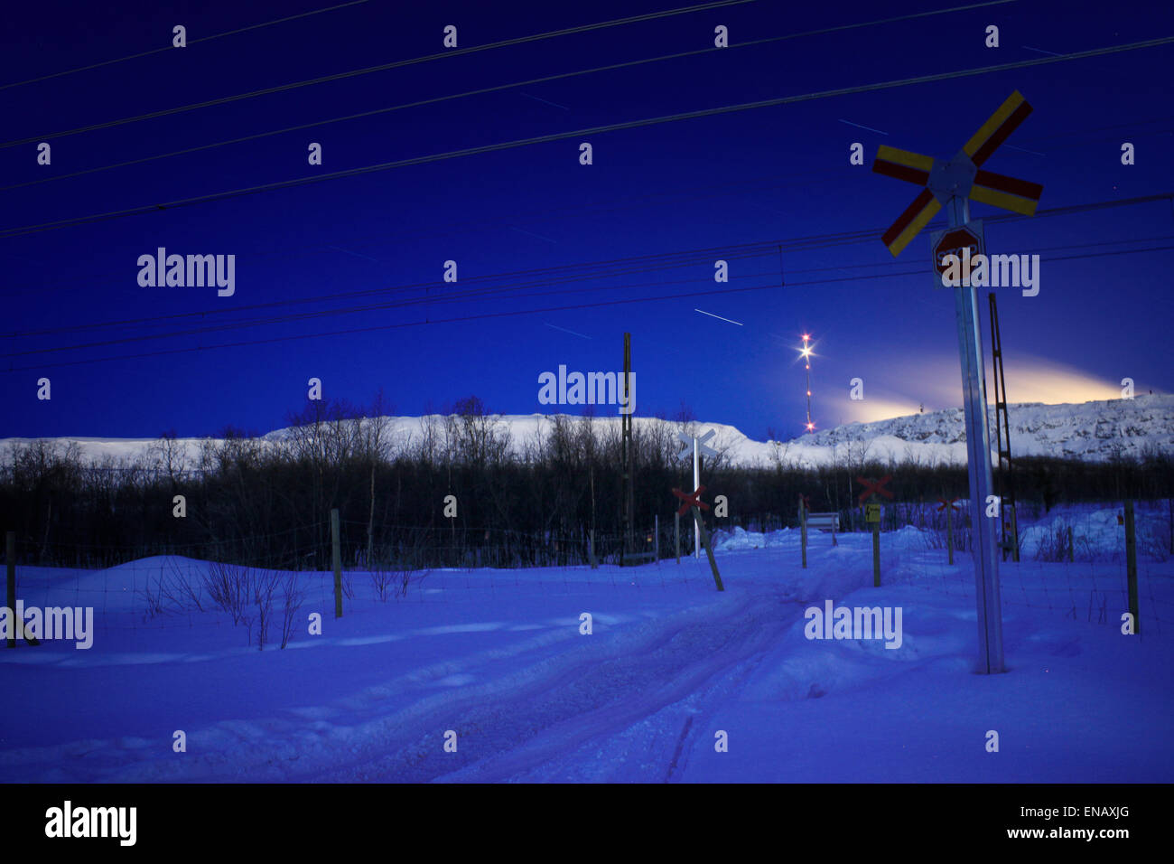 Stop train sign hi-res stock photography and images - Alamy