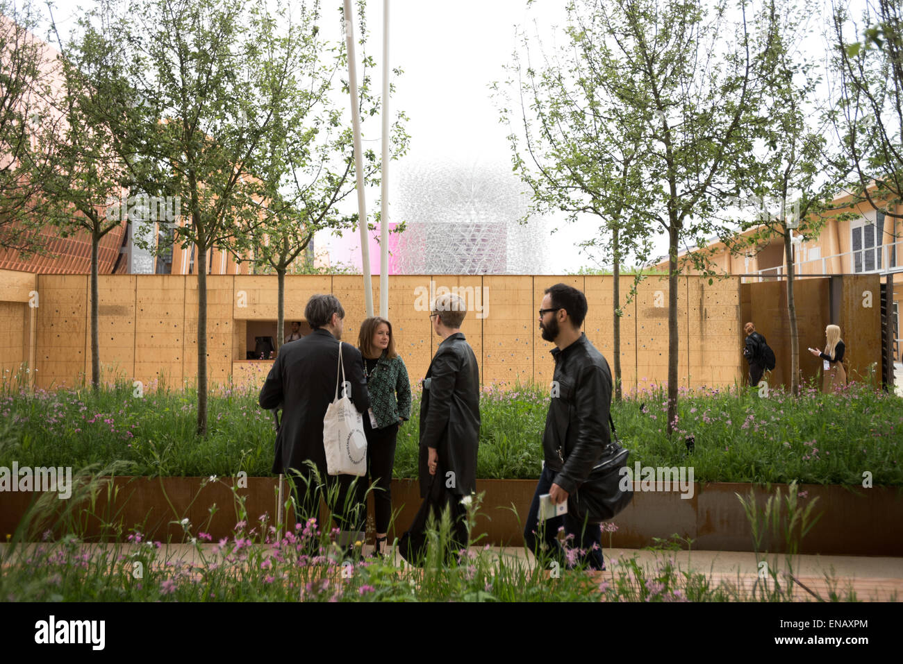 Milan, Italy - 1 May 2015: UK Pavilion as Expo Milano 2015 world fair ...