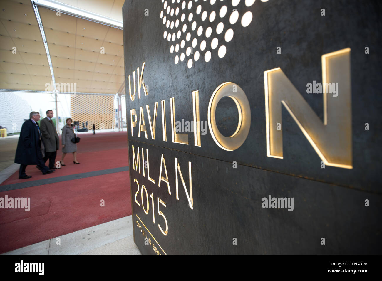 Milan, Italy - 1 May 2015: UK Pavilion as Expo Milano 2015 world fair ...