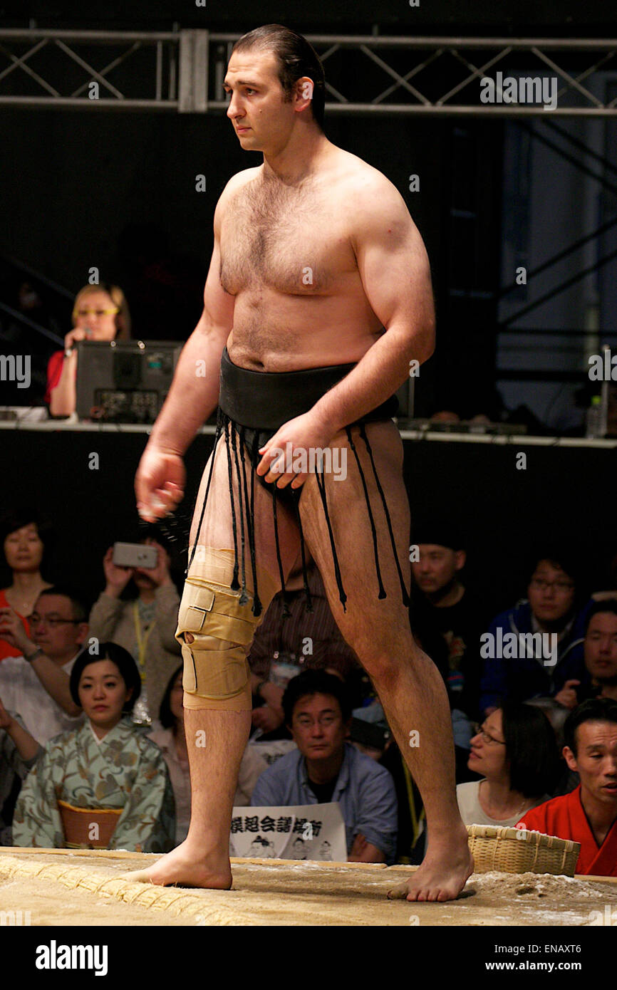 Kotooshu, APRIL 25, 2015 - Sumo : Sumo Tournament provincial tour ...