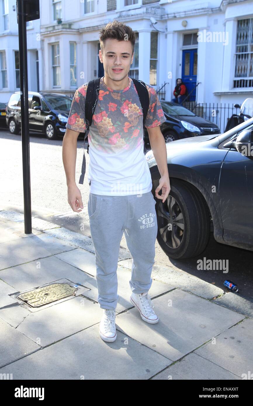 X Factor finalists arrive at the music studio for rehearsals Featuring ...