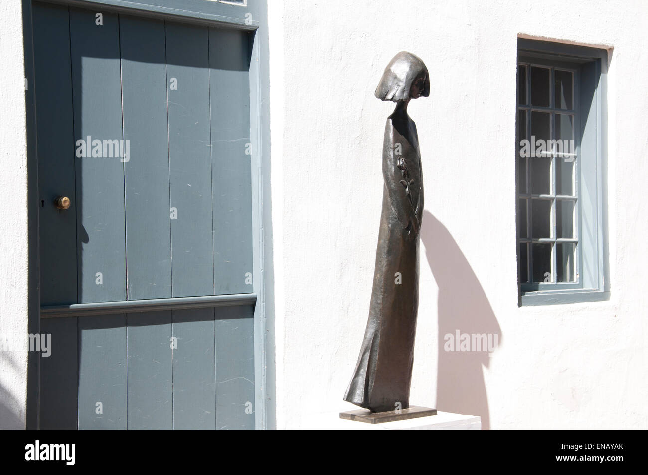 Girl with Rose. Bronze by Theo Megaw. Grande Provence vineyard ...