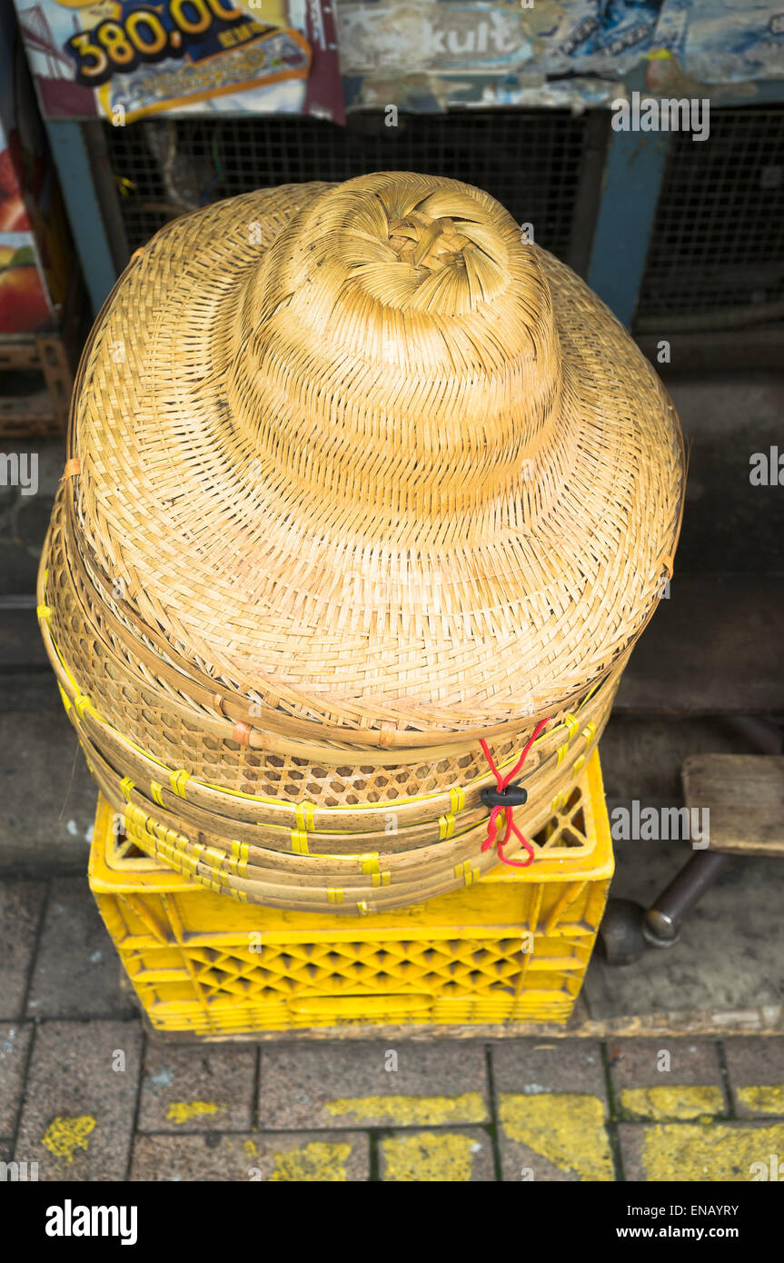 dh HATS CHINA Chinese hat traditional china hats straw hat Stock Photo ...