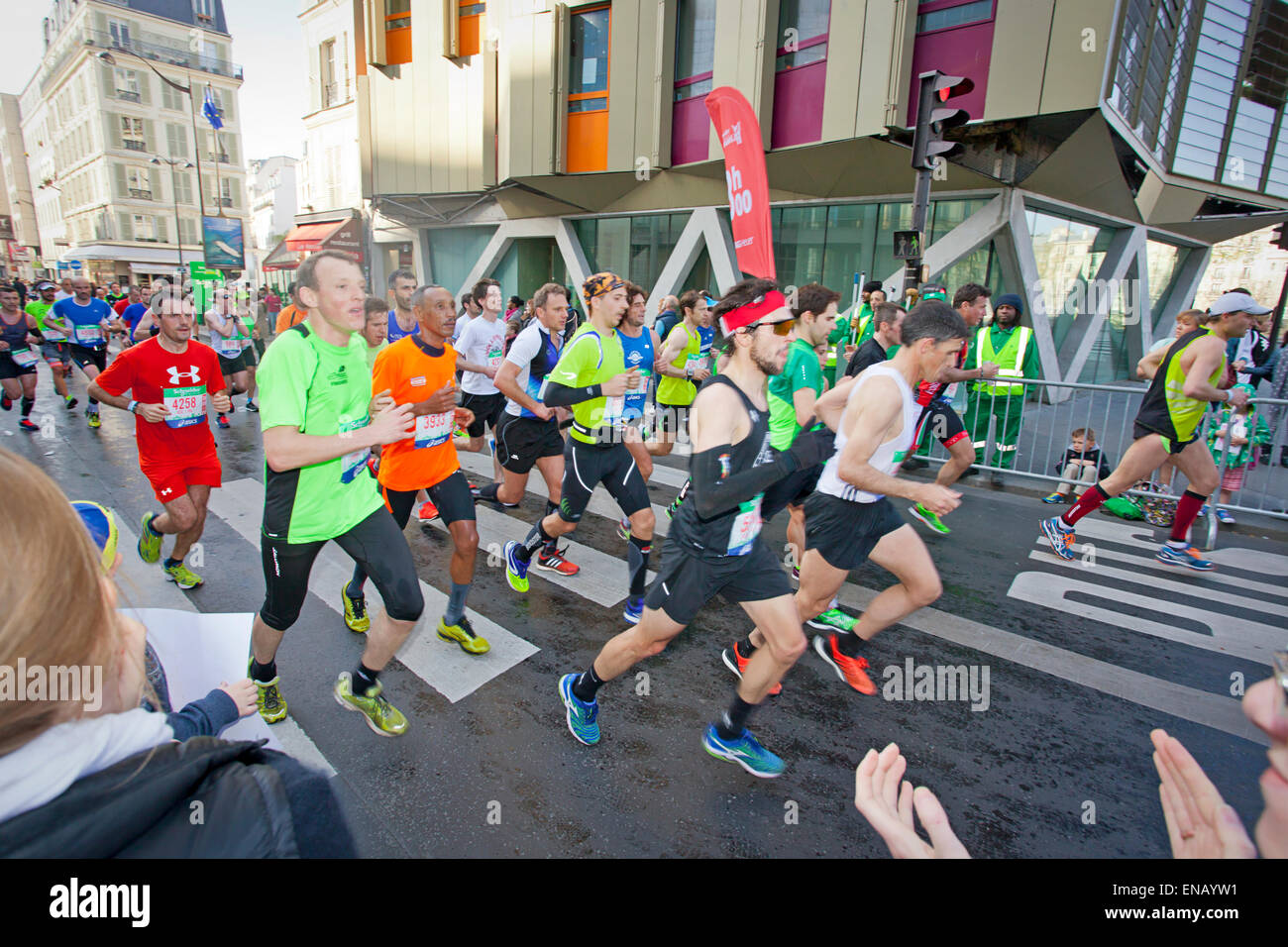 Paris International Marathon, Paris France Stock Photo - Alamy