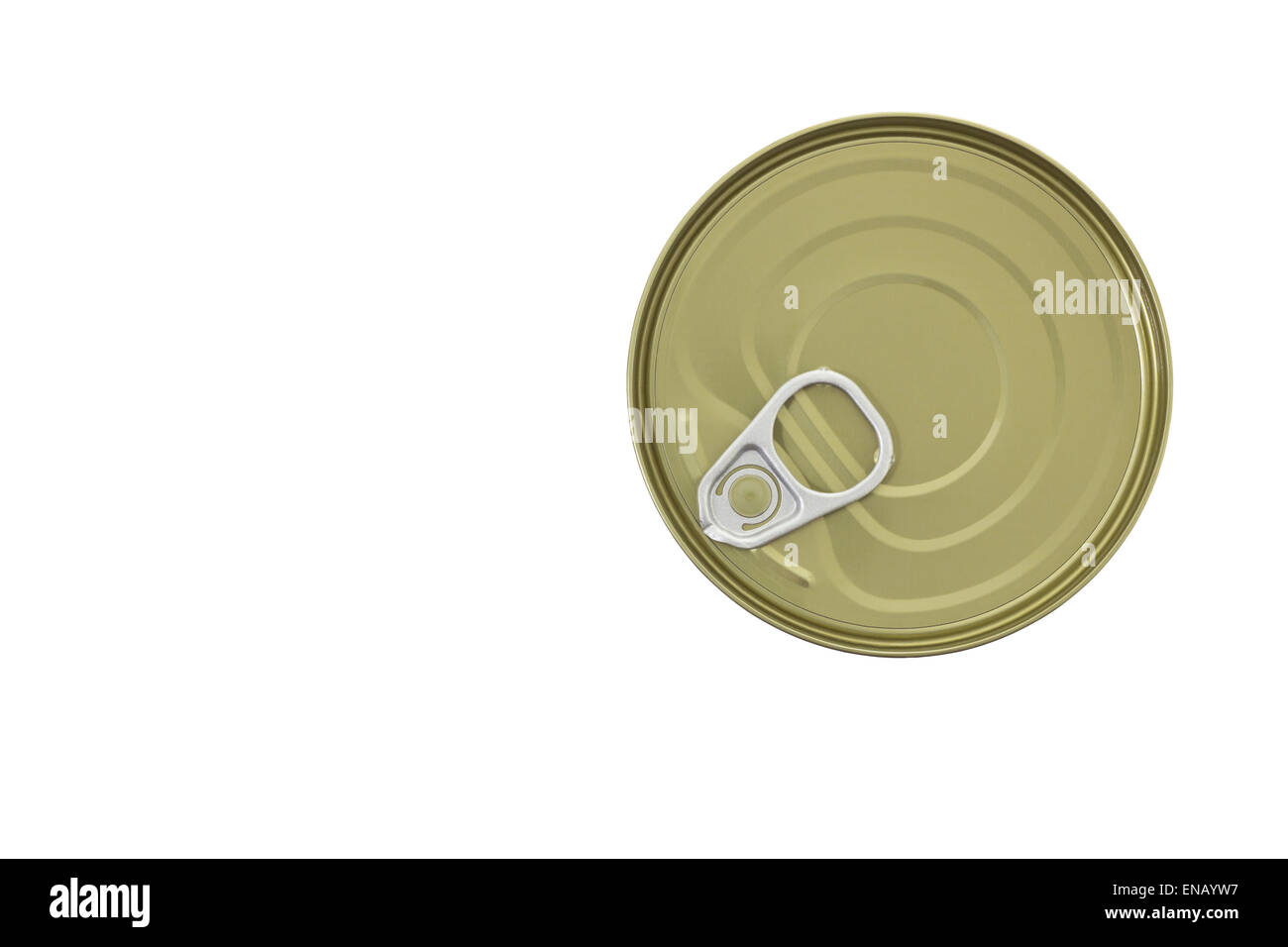 Sealed tin can isolated on white background and clipping path Stock ...