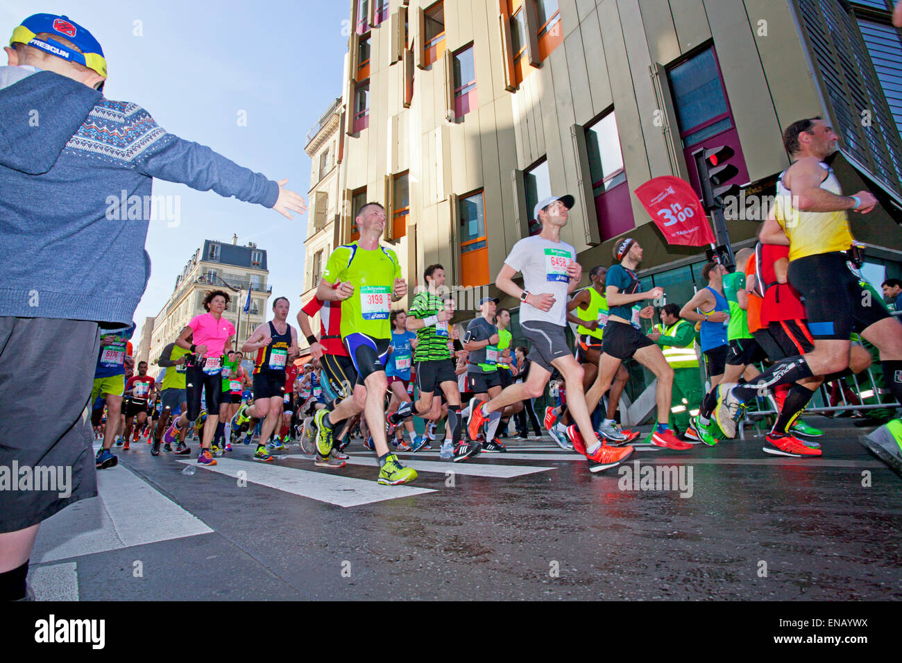Paris International Marathon, Paris France Stock Photo - Alamy