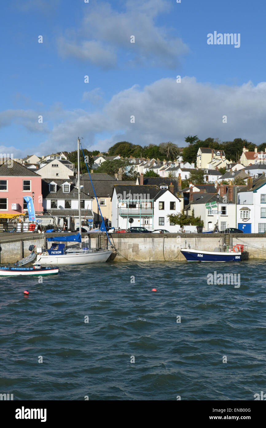 Appledore Quay seen from the Lundy Island supply vessel MS Oldenburg ...