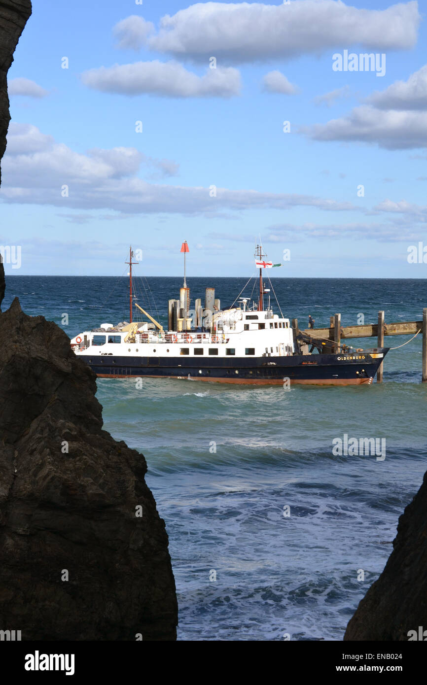 Trip to The Landmark Trust's Lundy Island in aboard the supply vessel ...