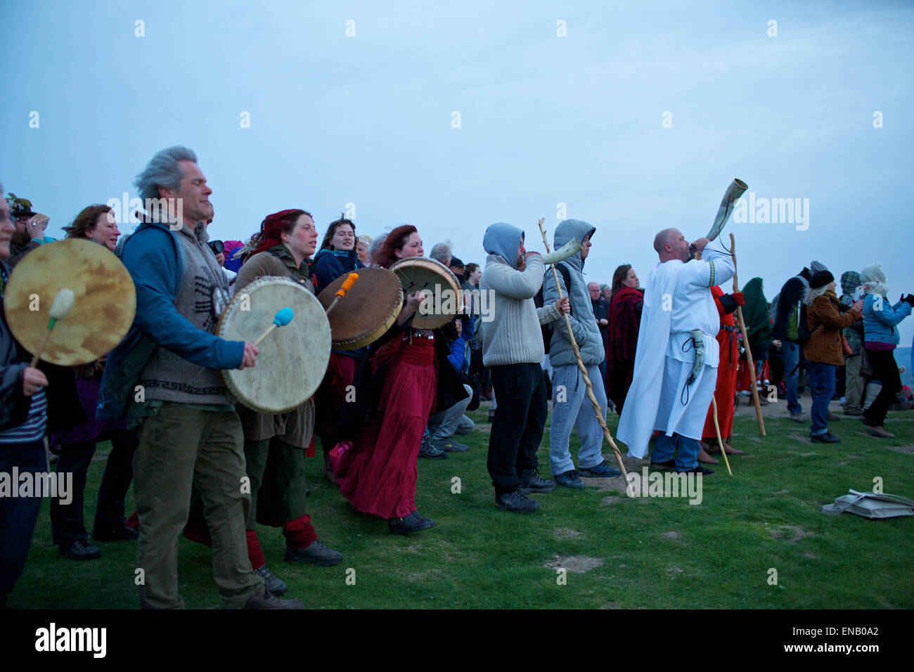 Goddesses, Druids, Pagan worshippers and Morris dancers begin a day of ...