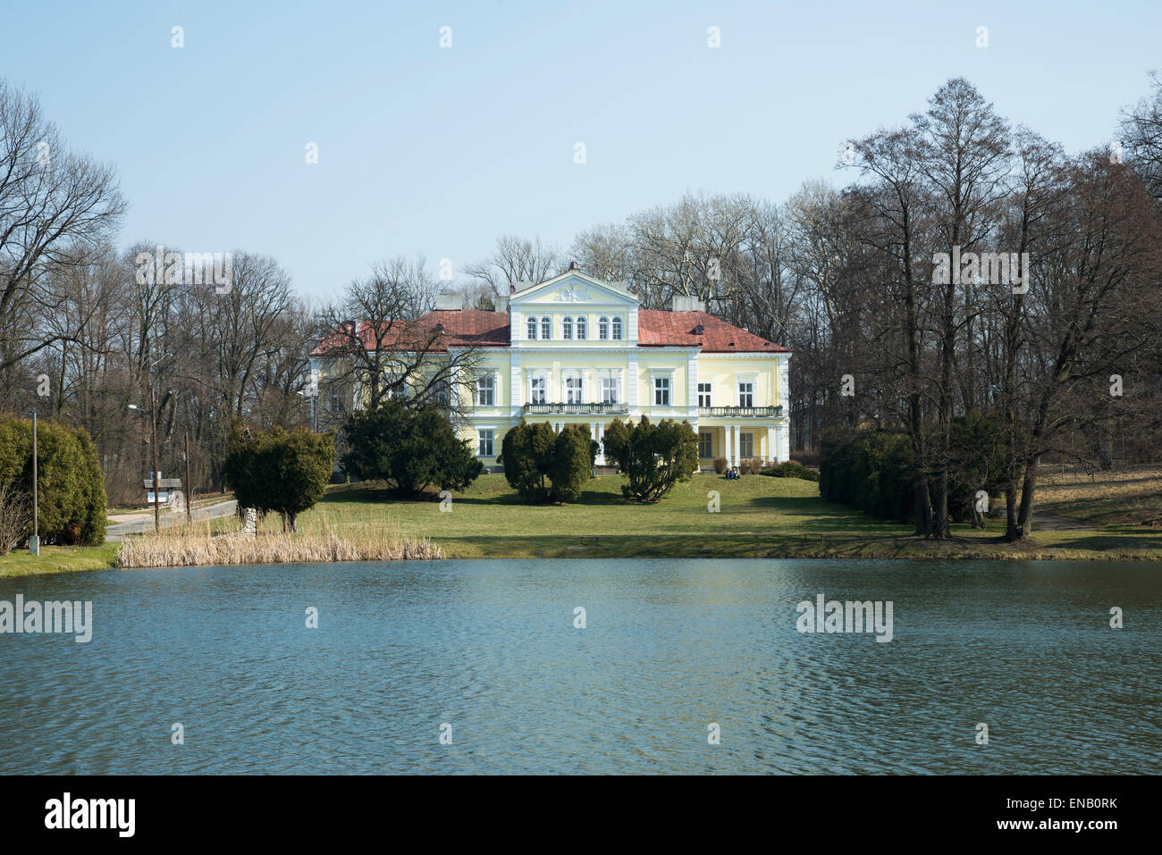 Raczynski family palace in Złoty Potok, Gmina Janów, Częstochowa County ...