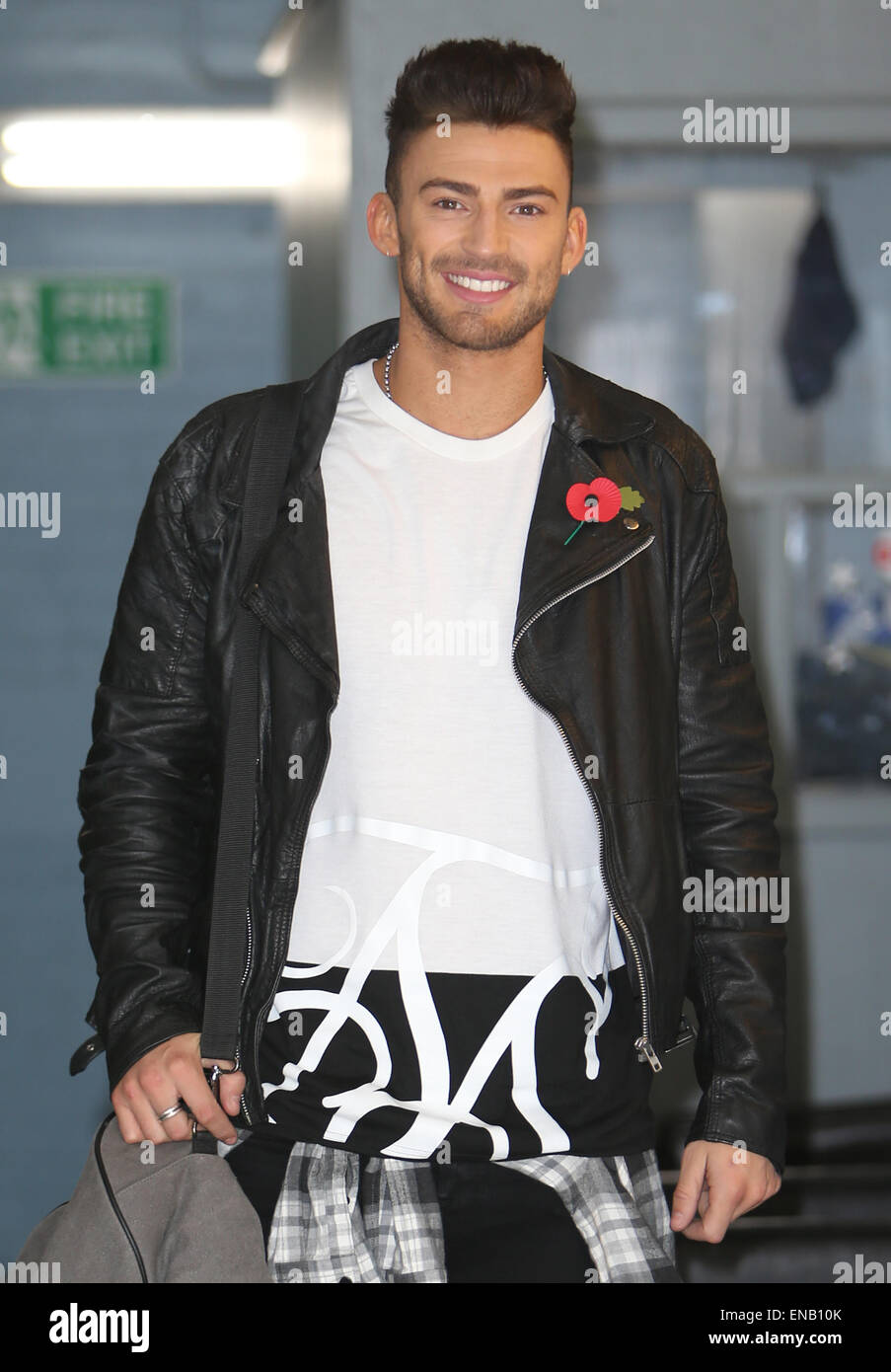 'The X Factor' contestant Jake Quickenden outside the ITV studios after ...