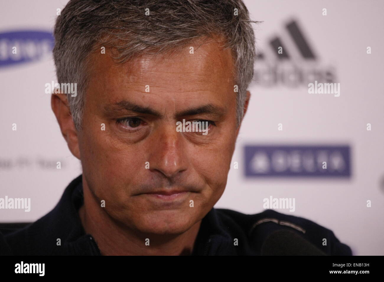 Portrait of Jose Mourinho, Chelsea Football Club's Manager Stock Photo ...