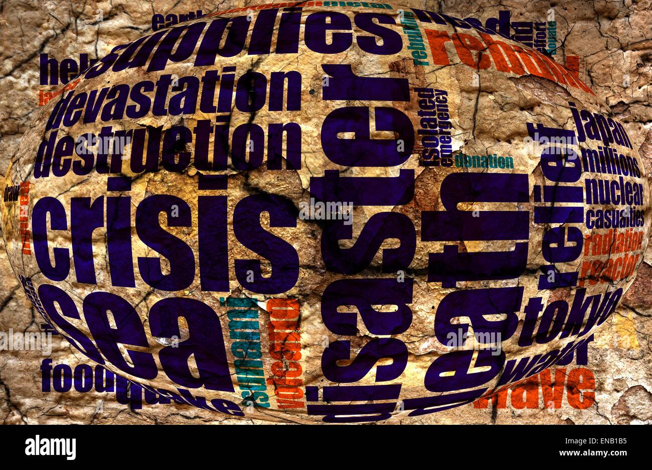 Disaster word cloud Stock Photo - Alamy