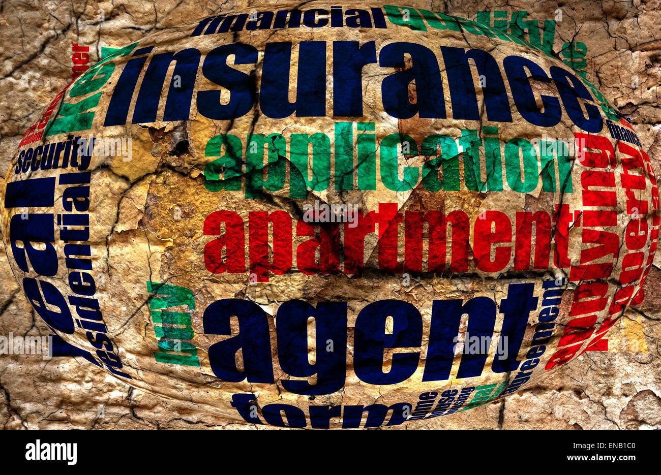 Insurance word cloud Stock Photo - Alamy