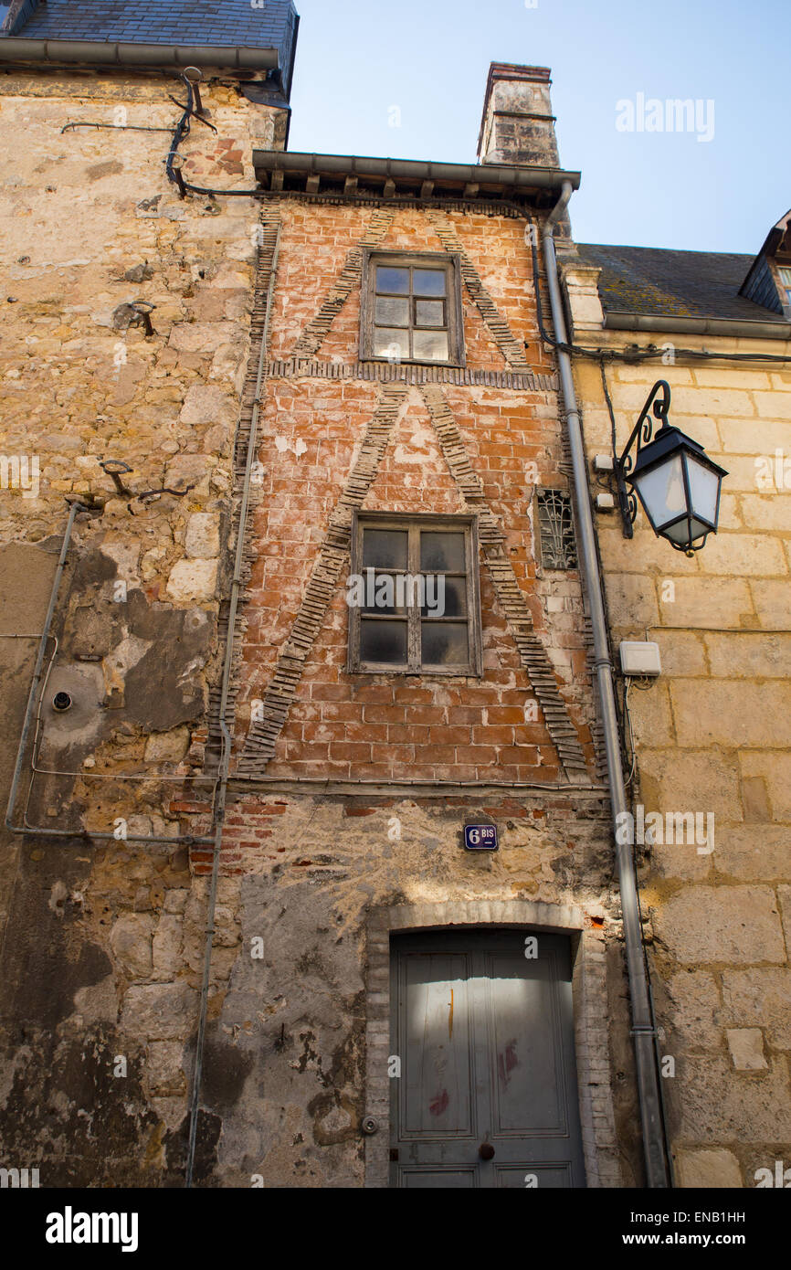 Small medieval building in Bourges, France Stock Photo - Alamy