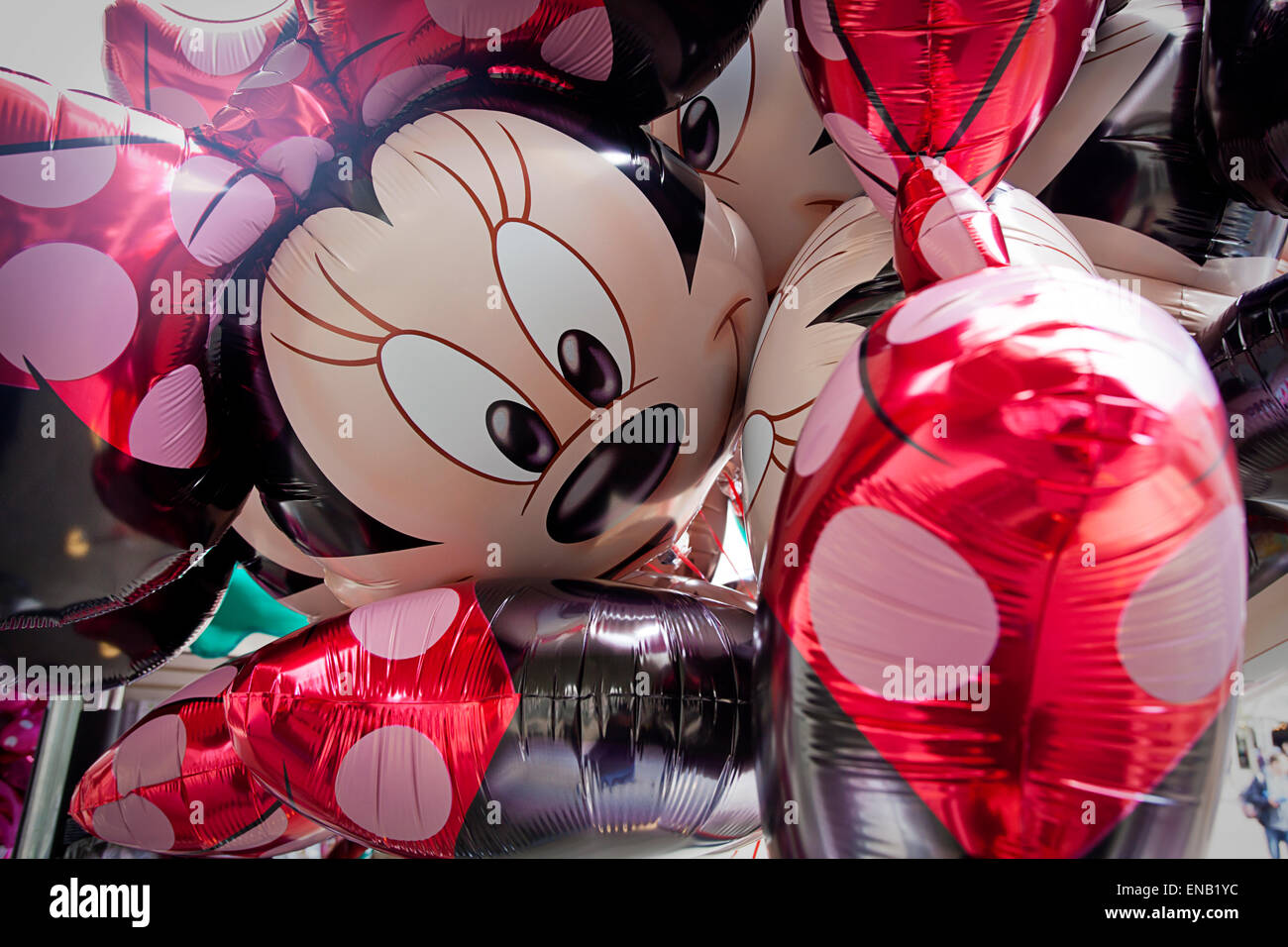 Minnie Mouse balloons Stock Photo - Alamy