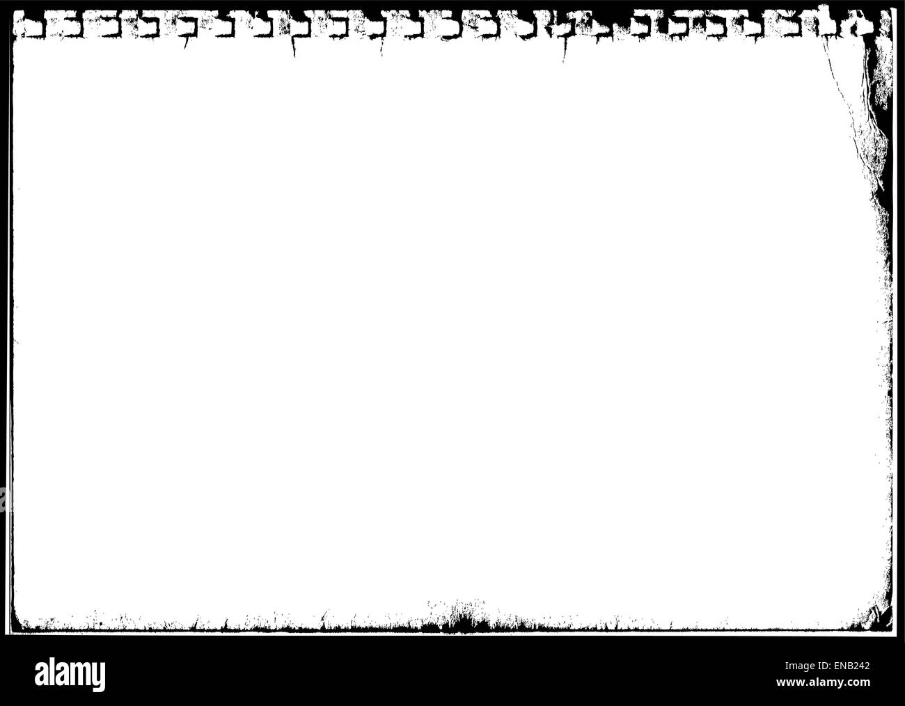 Abstract vector grunge frames Black and White Stock Photos & Images - Alamy