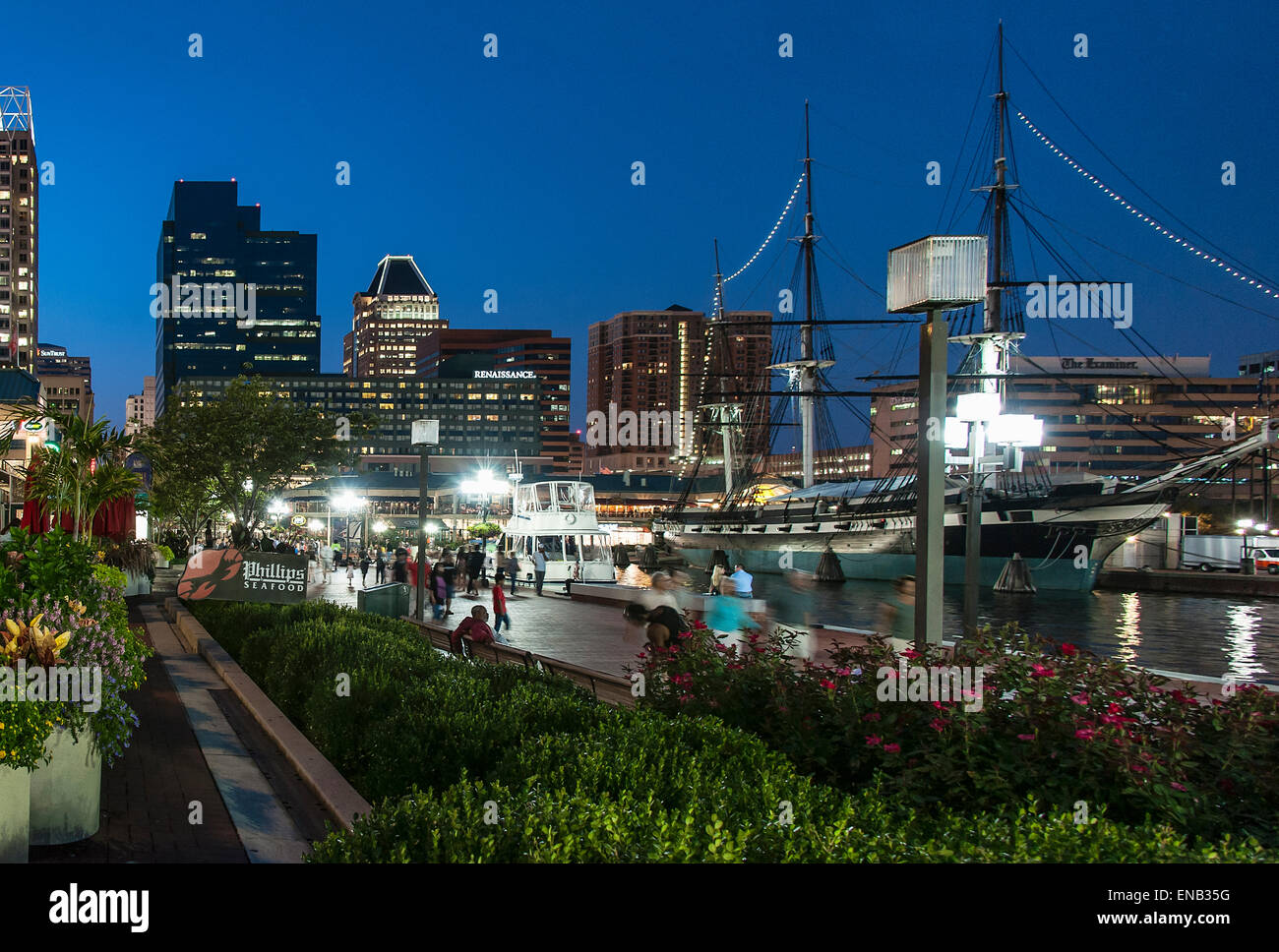 Inner Harbor, Baltimore, Maryland, USA Stock Photo - Alamy
